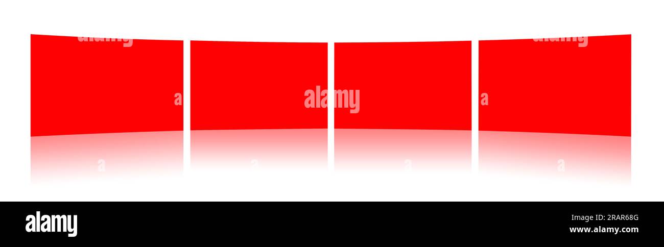 Red Insert report or screenshoot blank template for presentation ...