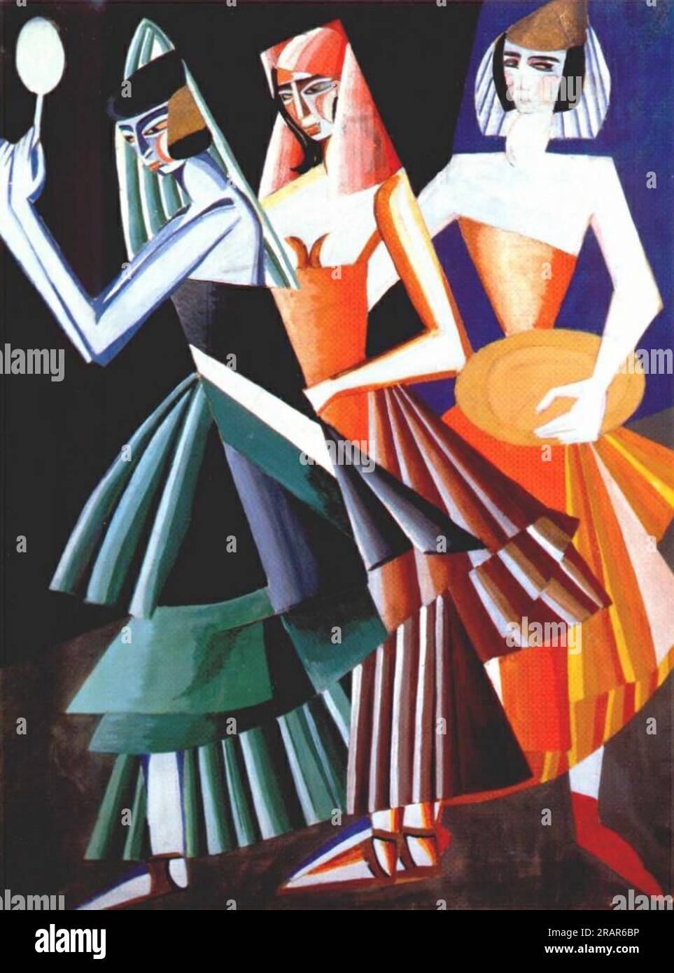 Costume design for "Dance of the Seven Veils" 1917 by Aleksandra Ekster ...