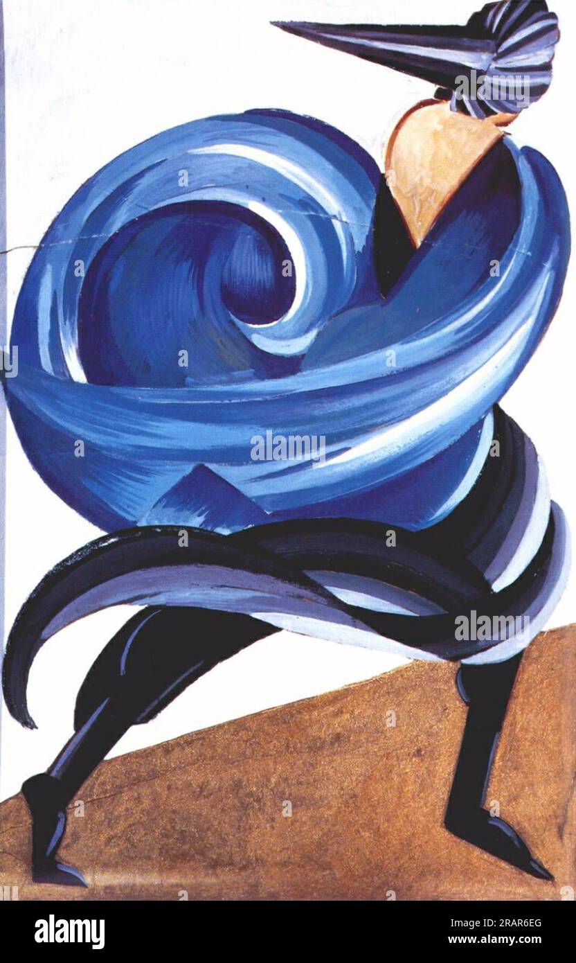 Romeo and Juliet, costume for first mask at ball 1921 by Aleksandra ...