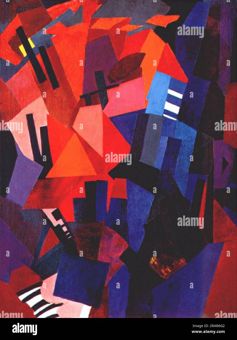 Cityscape (composition 1916 by Aleksandra Ekster Stock Photo - Alamy