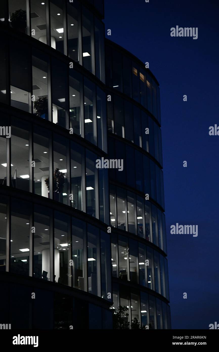 Modern Commercial buildings across london Stock Photo - Alamy