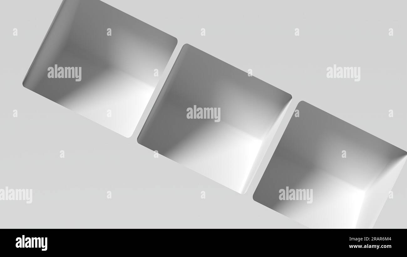 Square groove Modern artistic minimal flat ray with simple geometry ...