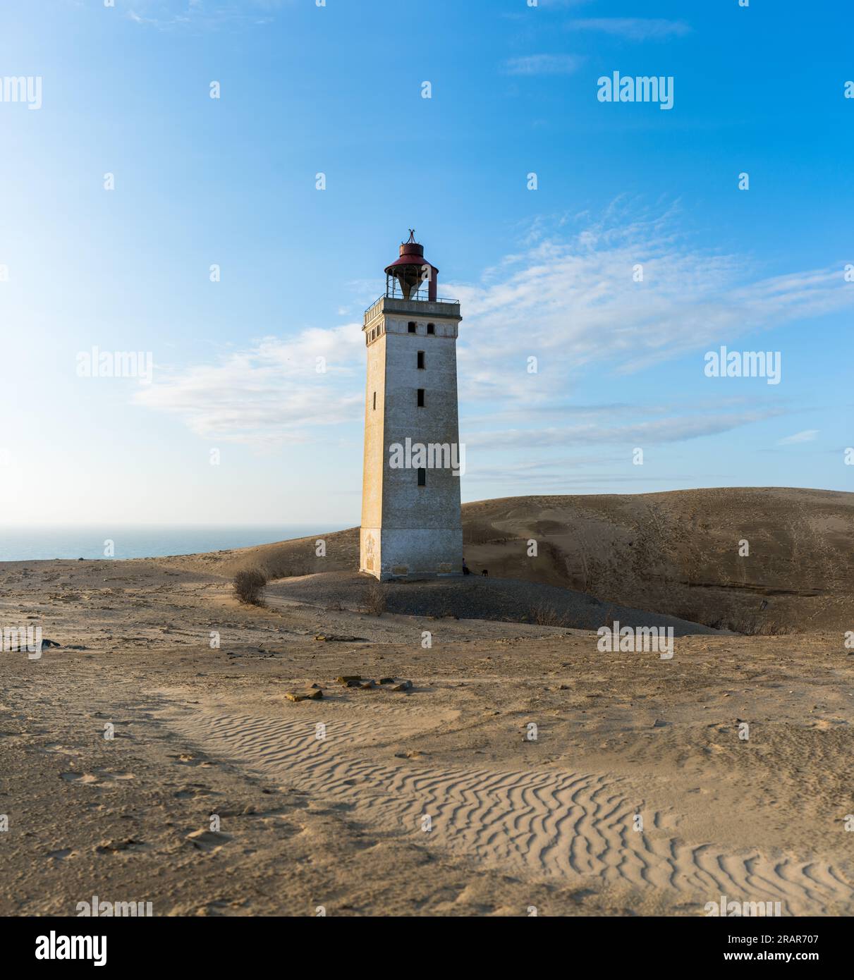 Abandoned lighthouse in the northen Denmark, Europe Stock Photo - Alamy