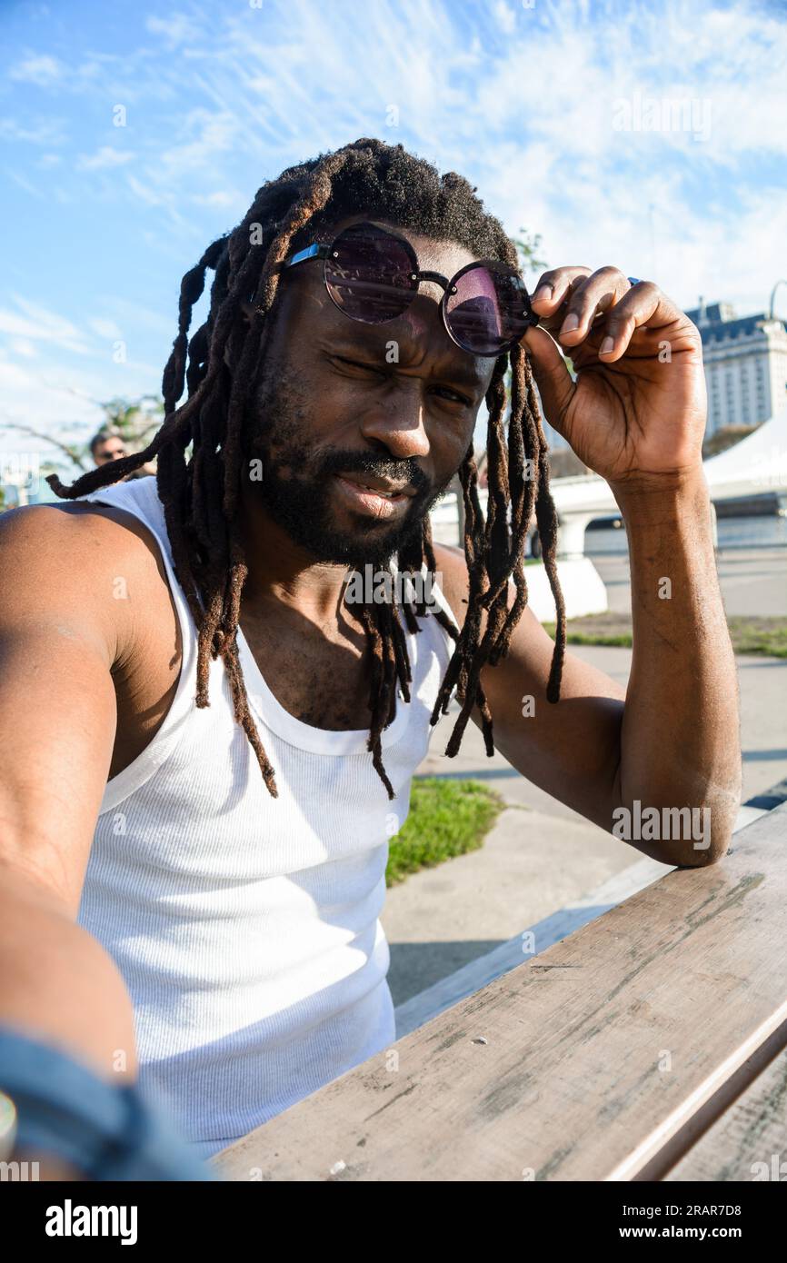 Angry man selfie face hi-res stock photography and images - Alamy