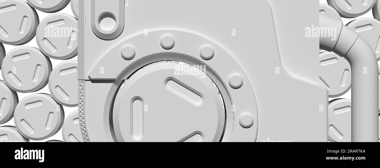 A collaboration of mechanical machines and structures combined with a ...