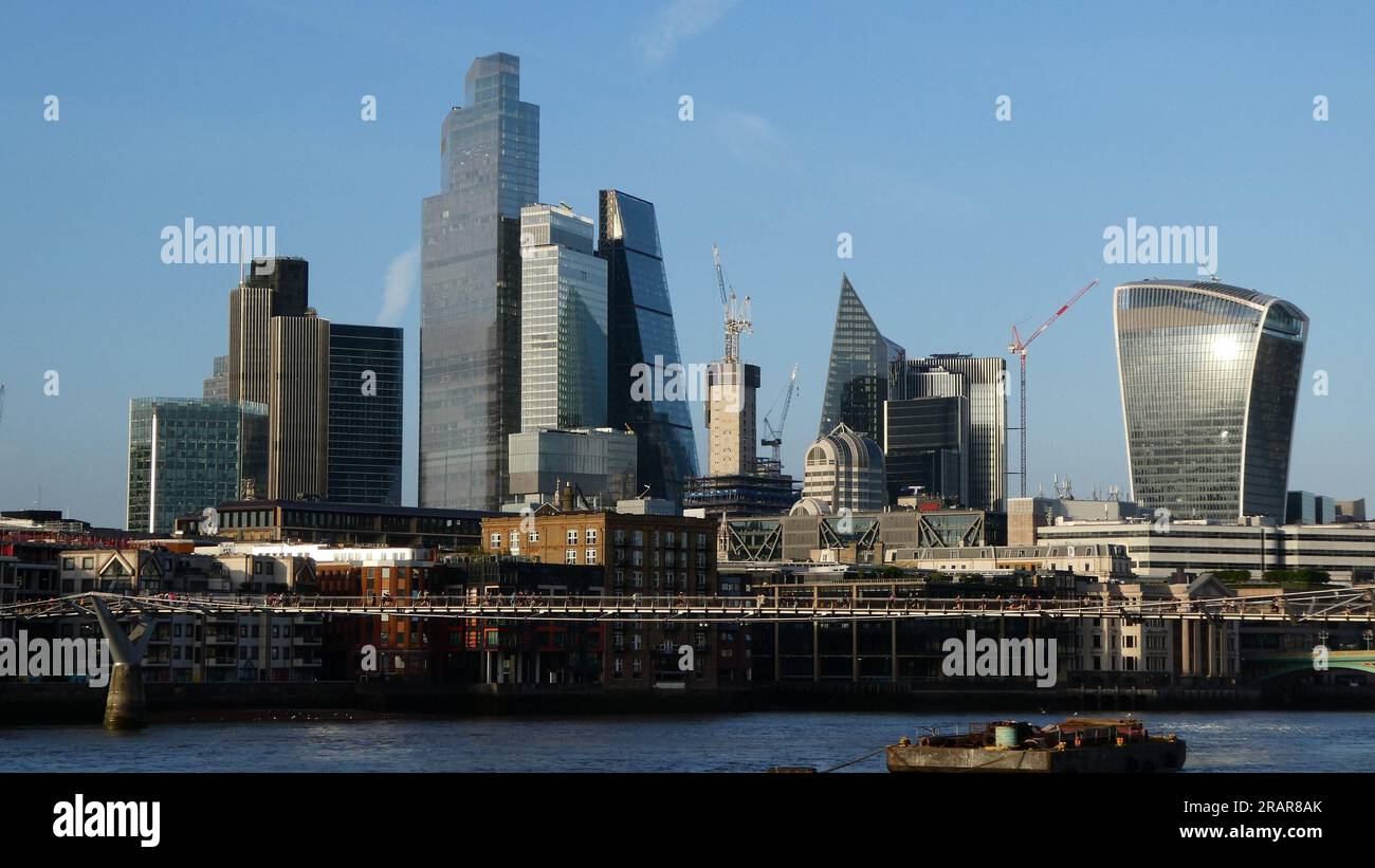Modern Commercial buildings across london Stock Photo - Alamy