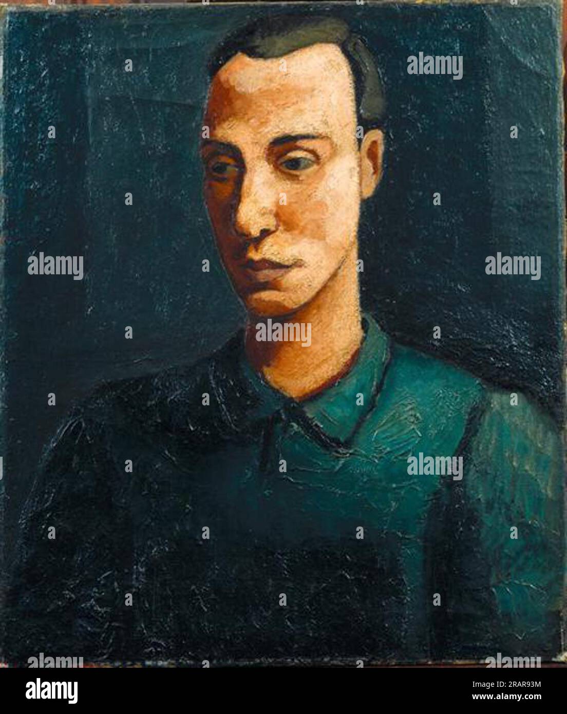 Self-Portrait 1928 by Mario Eloy Stock Photo - Alamy