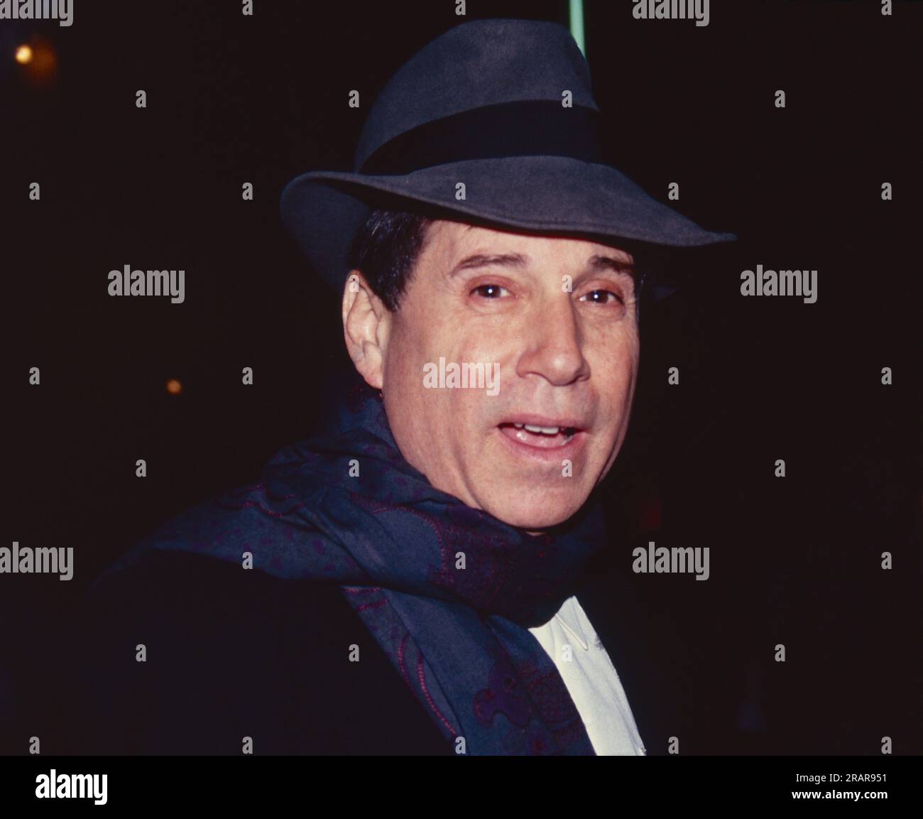 Paul Simon in New York City, circa early 1990's. Photo Credit: Henry ...
