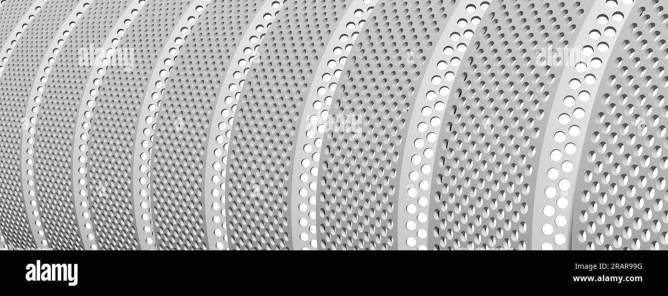 Abstract, Elegant and Modern 3D Rendering image of Cyber City Gray ...