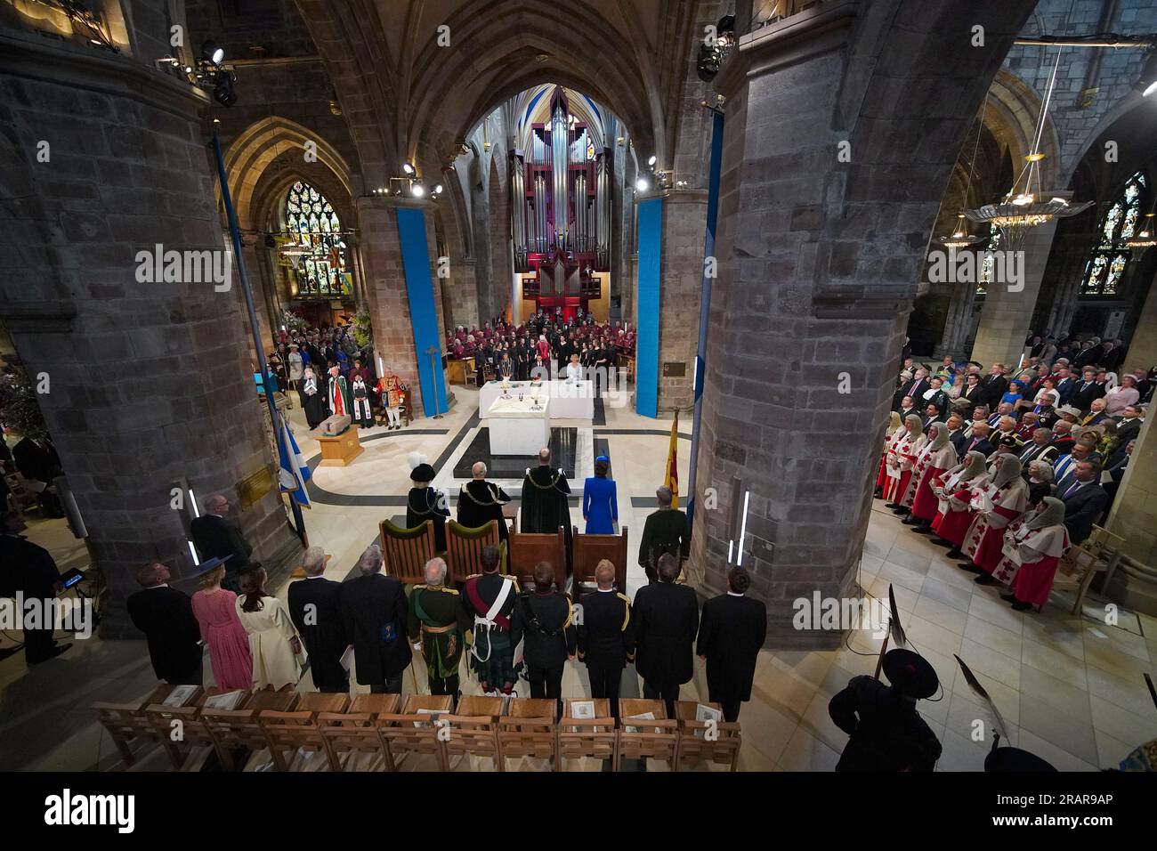 General view of the National Service of Thanksgiving and Dedication for ...