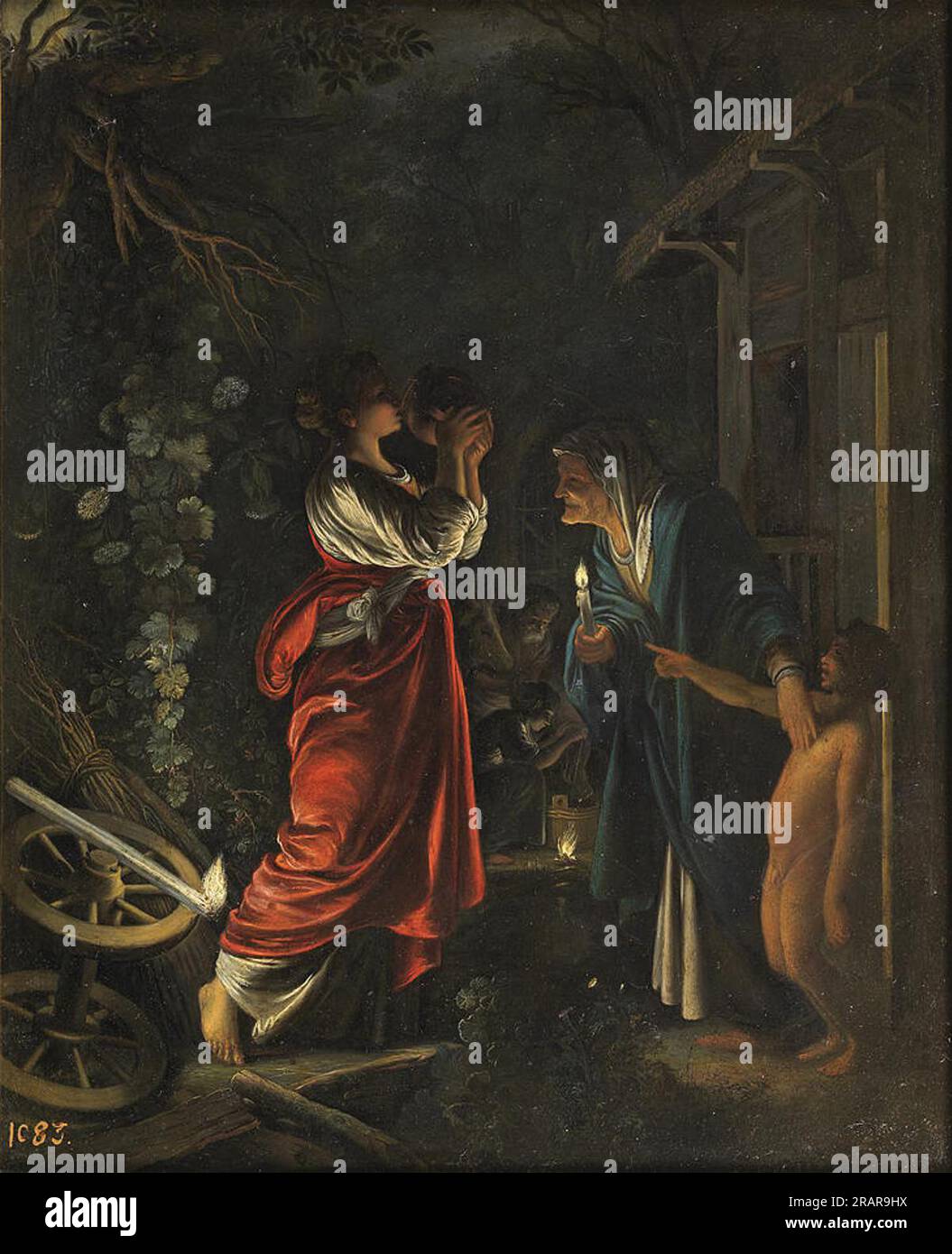 Ceres at the House of Hecuba 1605 by Adam Elsheimer Stock Photo - Alamy