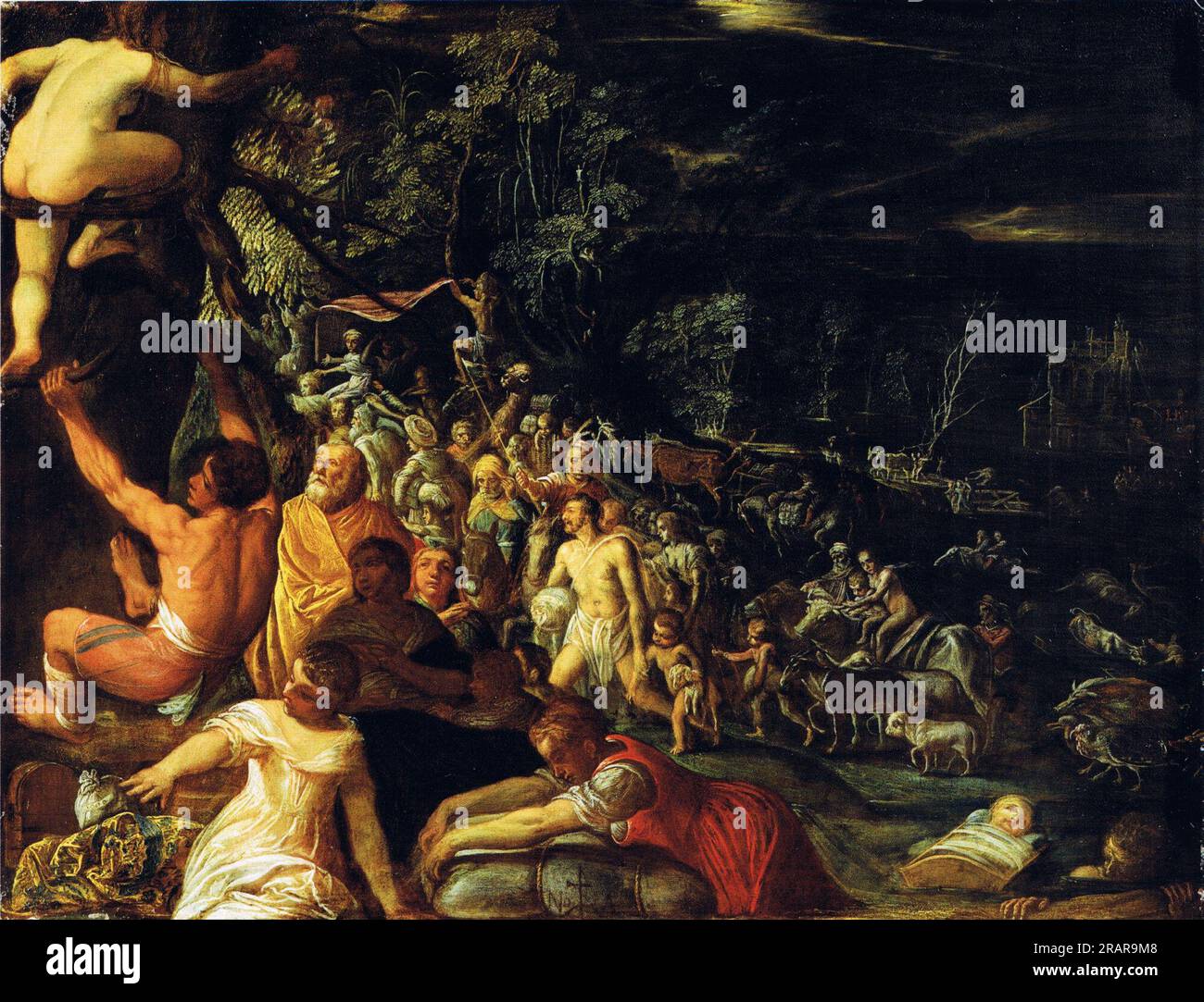 The Great Flood 1600 by Adam Elsheimer Stock Photo - Alamy