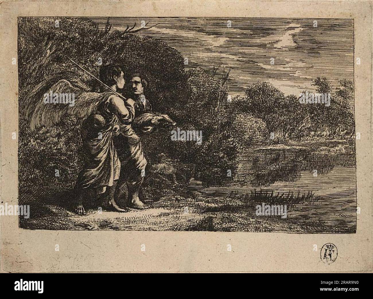 Tobias and the Angel by Adam Elsheimer Stock Photo - Alamy