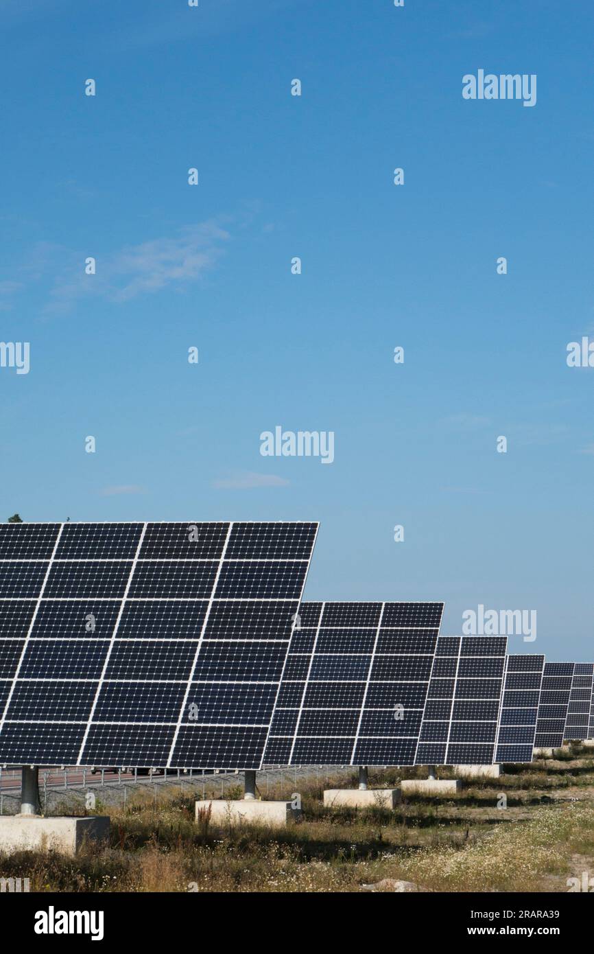 Solar one electric power aerial hi-res stock photography and images - Alamy