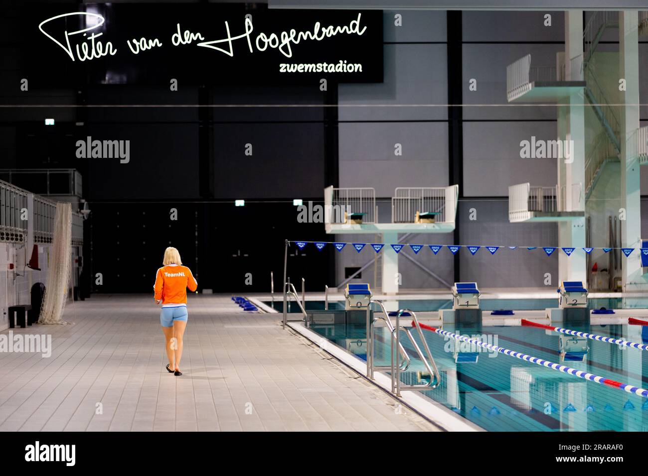 EINDHOVEN - Sharon van Rouwendaal during a swimming training in the ...