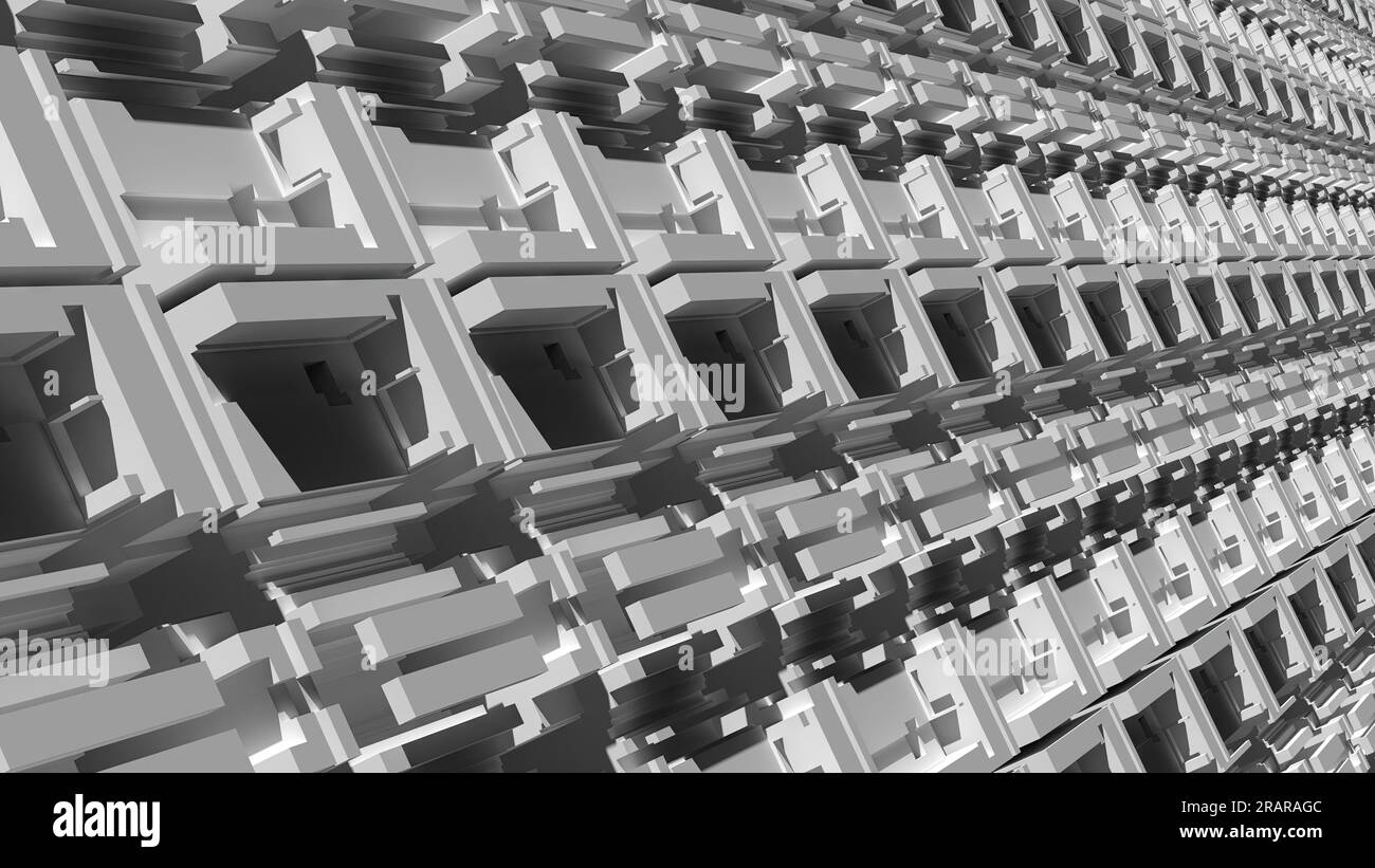 Machine-like structure Design is linear geometry and circuit Gray ...