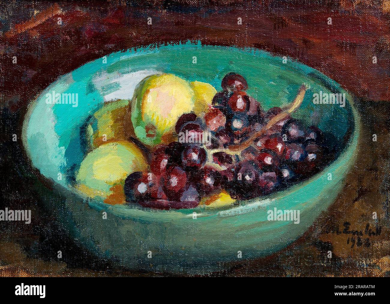 Still Life with Fruit 1922 by Magnus Enckell Stock Photo - Alamy
