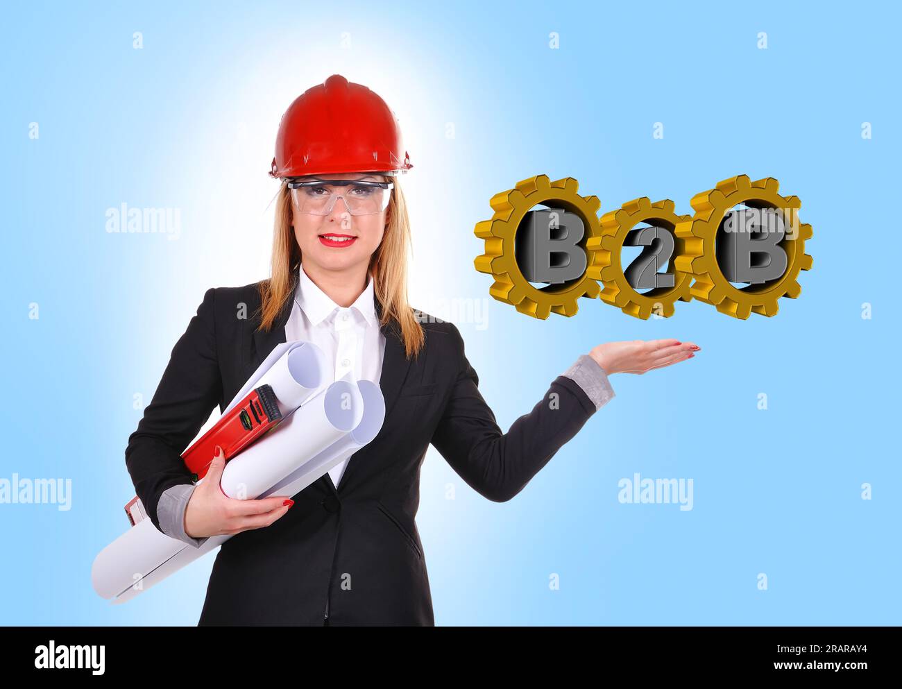 Woman in industrial concept hi-res stock photography and images - Alamy