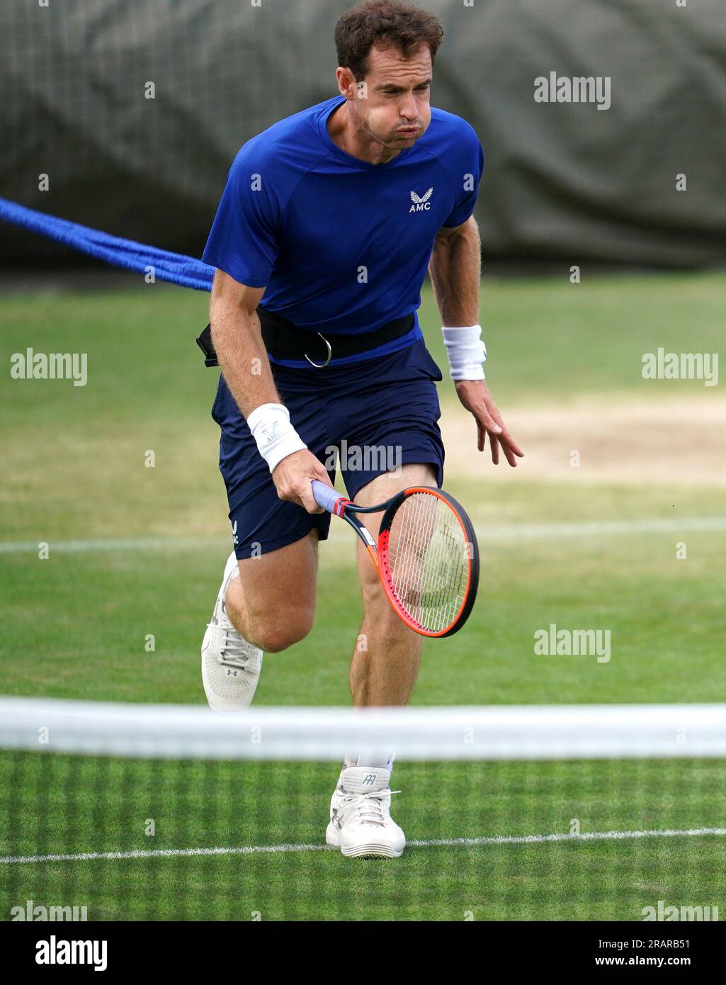 Andy Murray during a practice session on day three of the 2023 ...