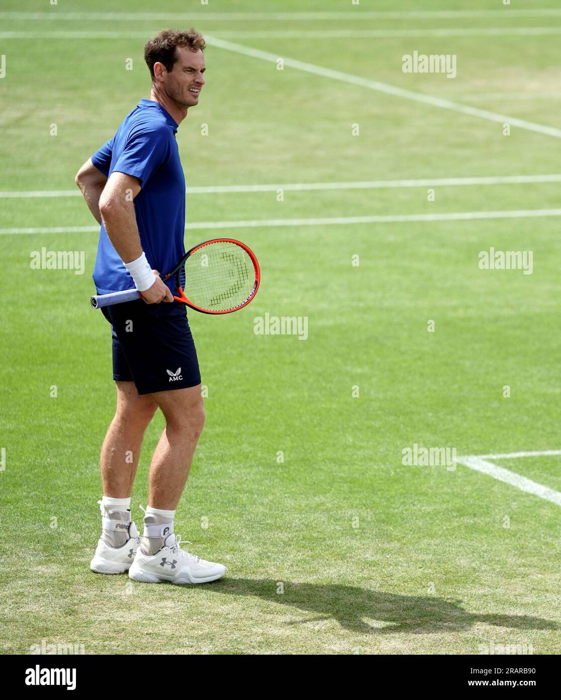 Andy Murray during a practice session on day three of the 2023 ...