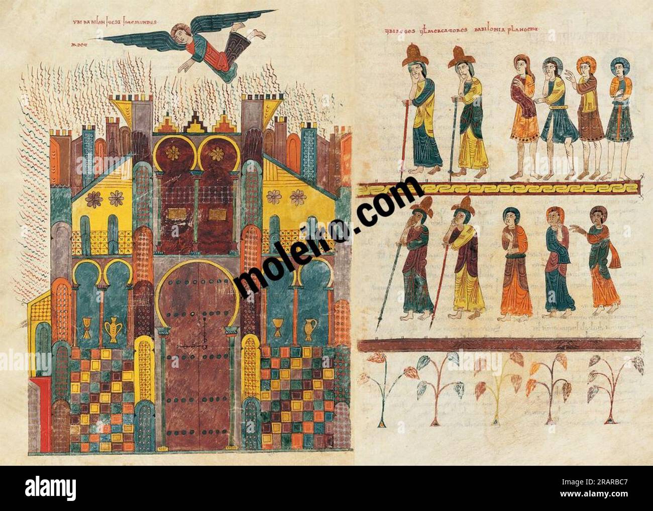 The fire of Babylon and the mourning of the kings and merchants 975 by ...