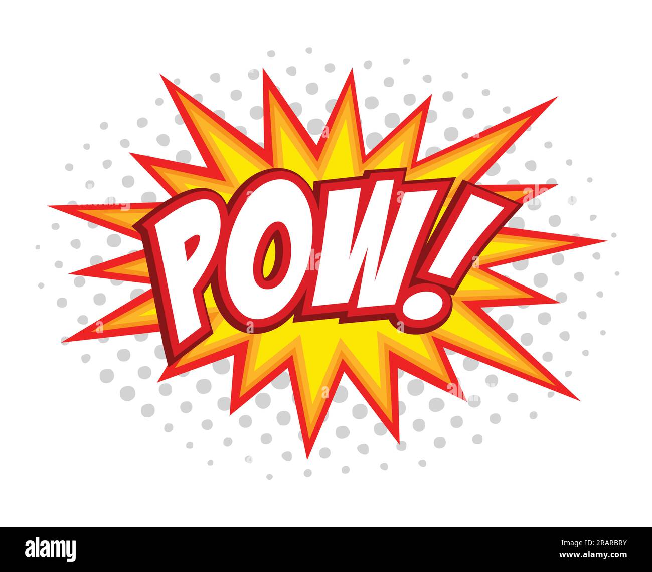 Pow vector vectors hi-res stock photography and images - Alamy