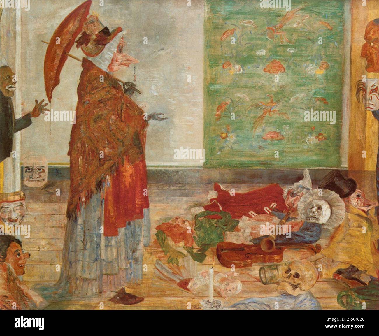 The Astonishment of the Mask Wouse 1889 by James Ensor Stock Photo - Alamy