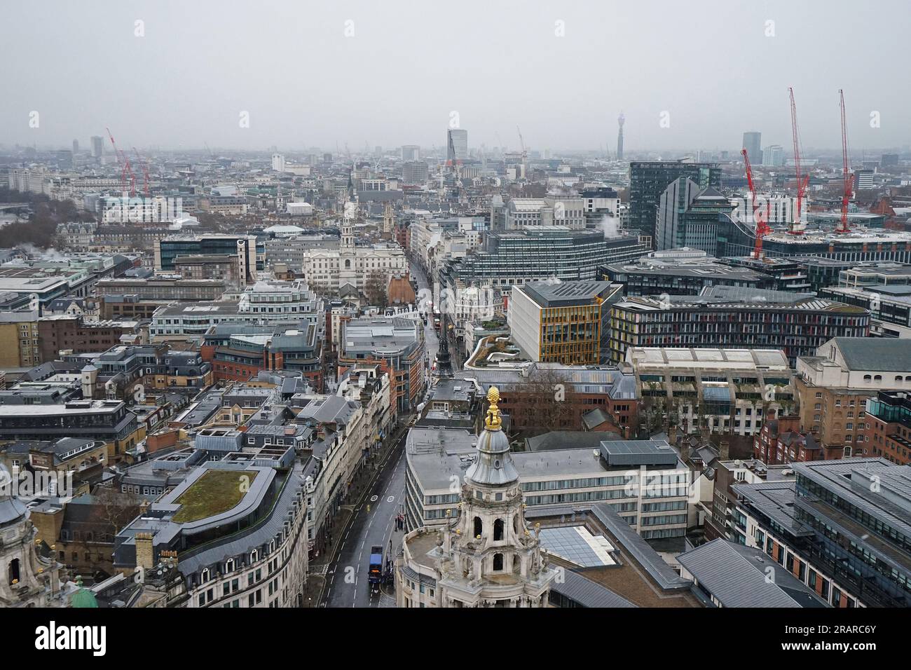 Exterior architecture and design of Top aerial view of London cityscape ...