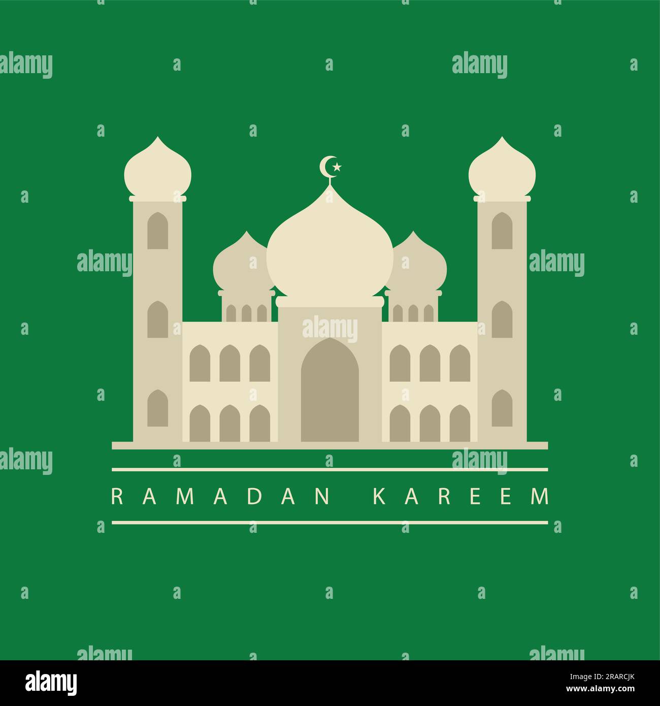 Green mosque Stock Vector Images - Alamy