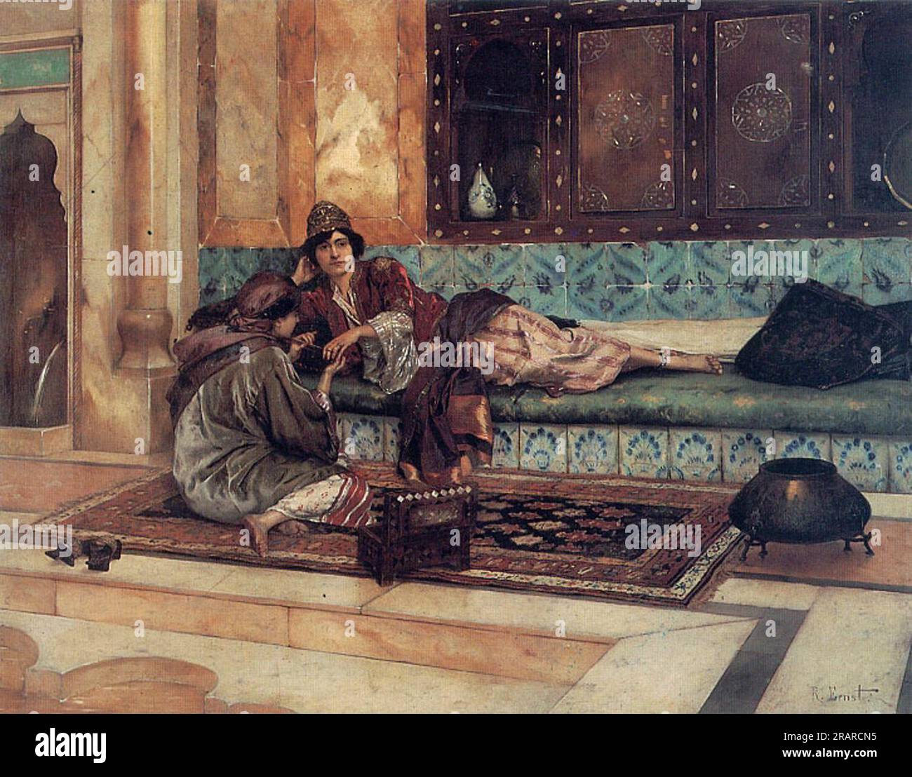 Rudolf ernst painting hi-res stock photography and images - Alamy