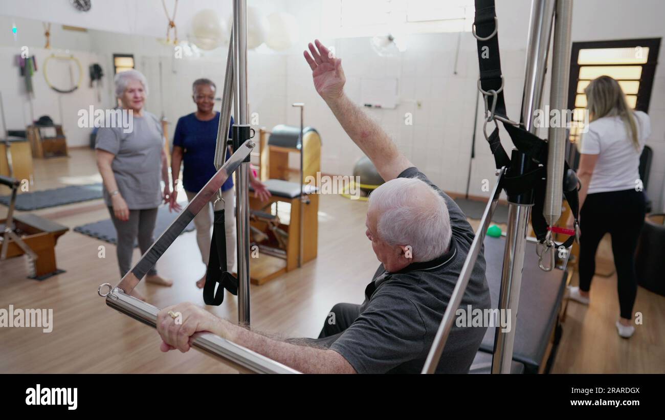 Elderly man studio session hi-res stock photography and images - Alamy