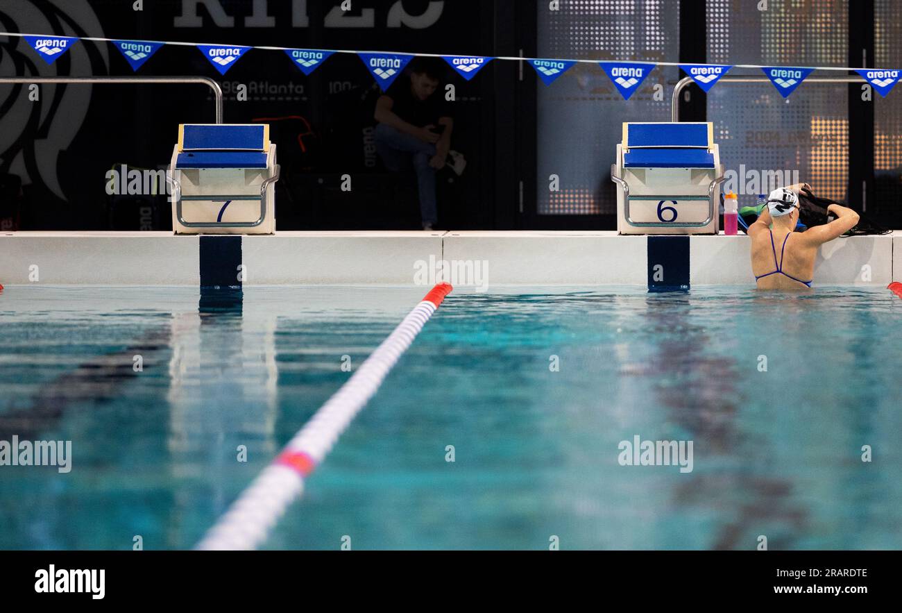 EINDHOVEN - Sharon van Rouwendaal during a swimming training in the ...