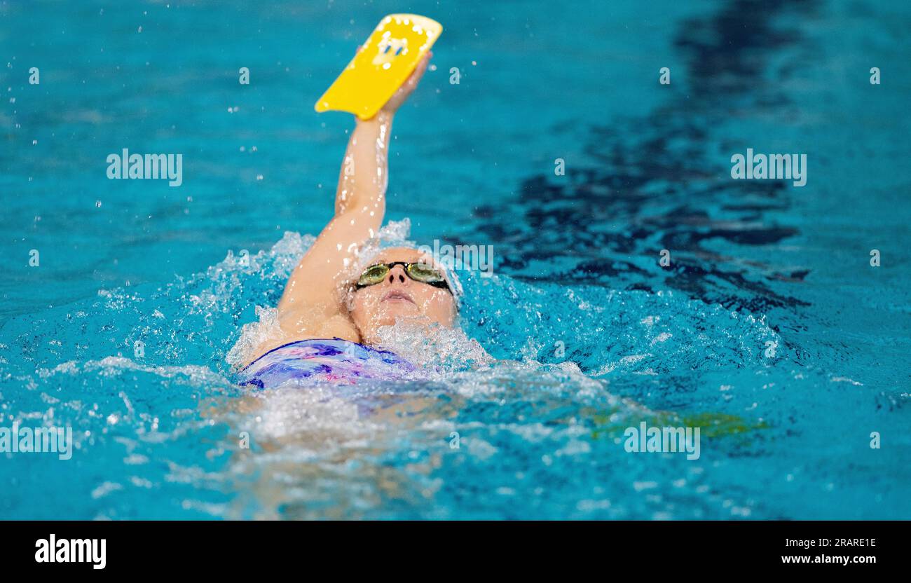EINDHOVEN - Sharon van Rouwendaal during a swimming training in the ...
