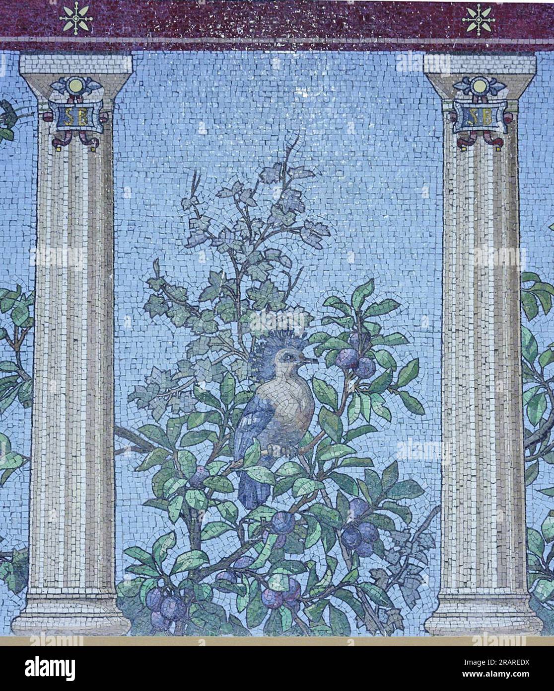 Mosaic - Dining hall room of the Sainte-Barbe library, Paris by ...