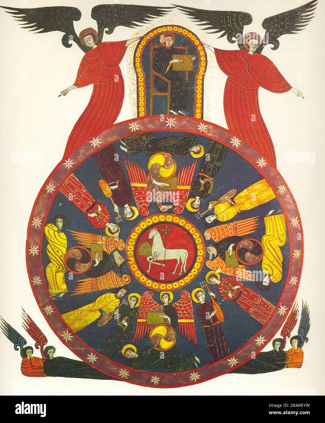 Grande Théophanie, synthèse de l'Apocalypse IV et V, et Ezéchiel I by ...