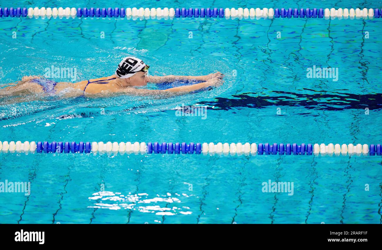 EINDHOVEN - Sharon van Rouwendaal during a swimming training in the ...
