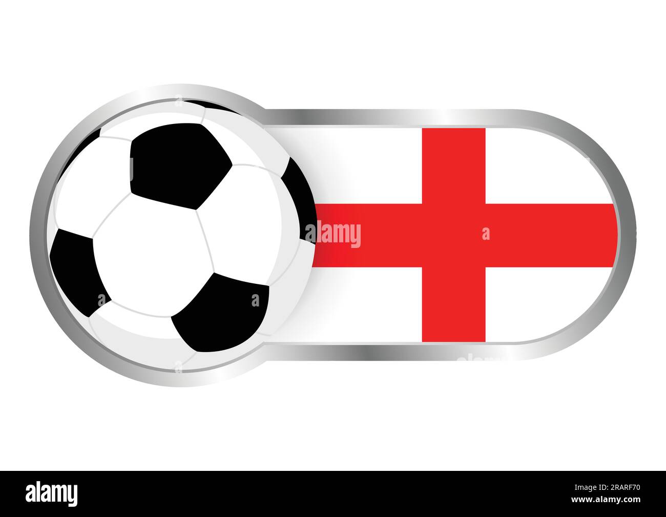 Modern icon for soccer team with England insignia Stock Vector Image ...