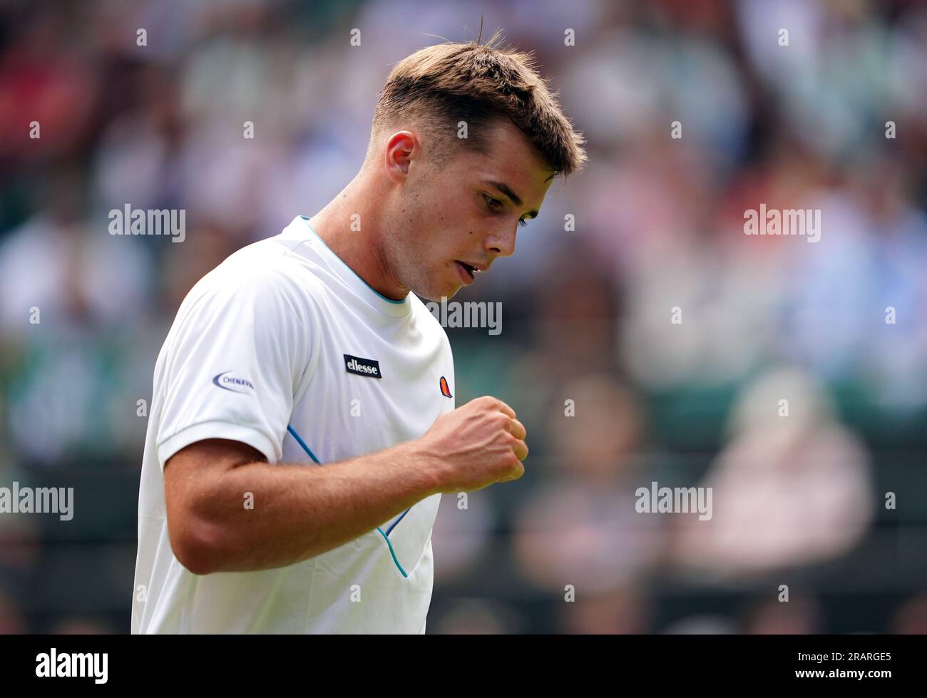 Arthur Fery reacts during his match against Daniil Medvedev (not ...