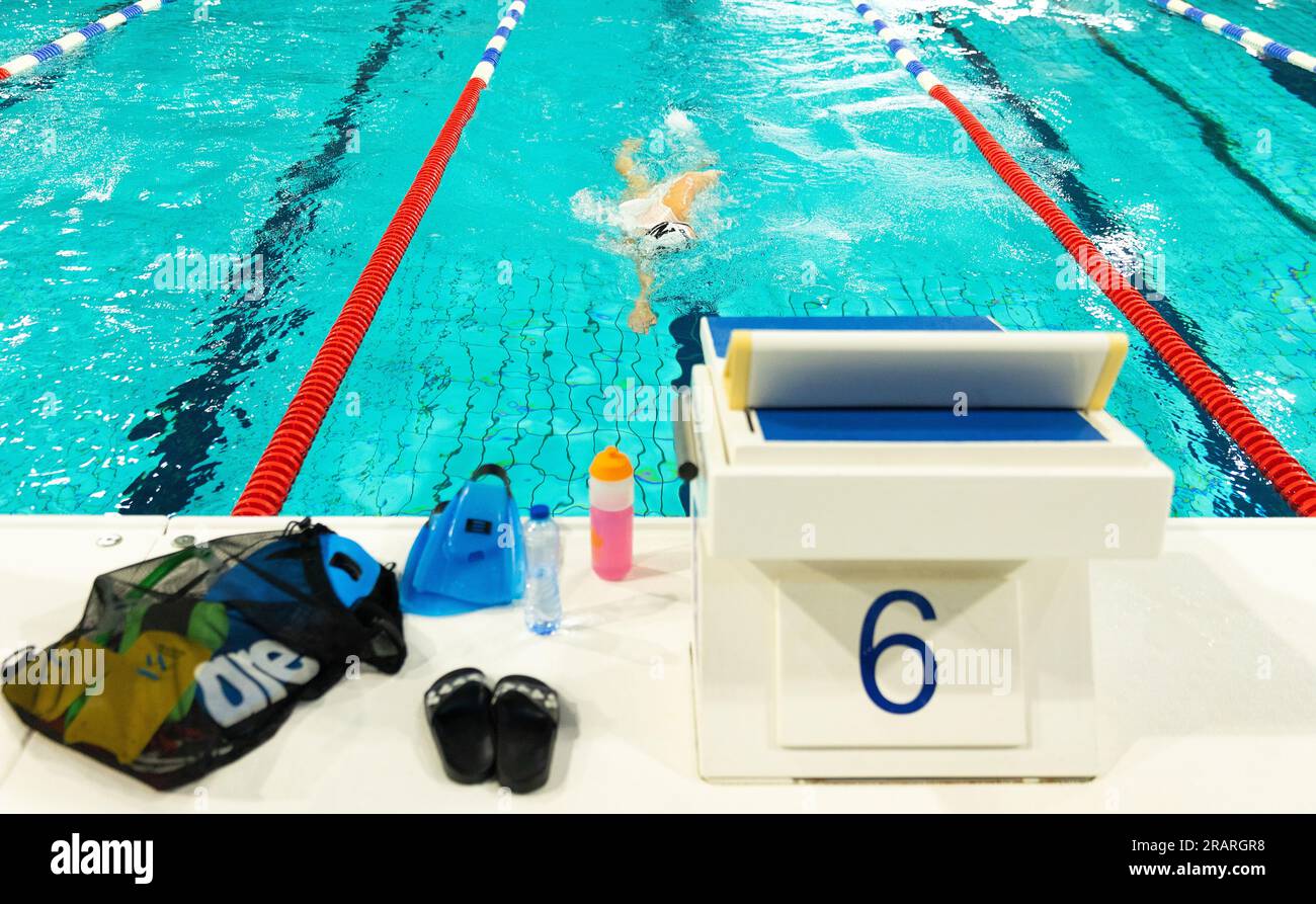 EINDHOVEN - Sharon van Rouwendaal during a swimming training in the ...