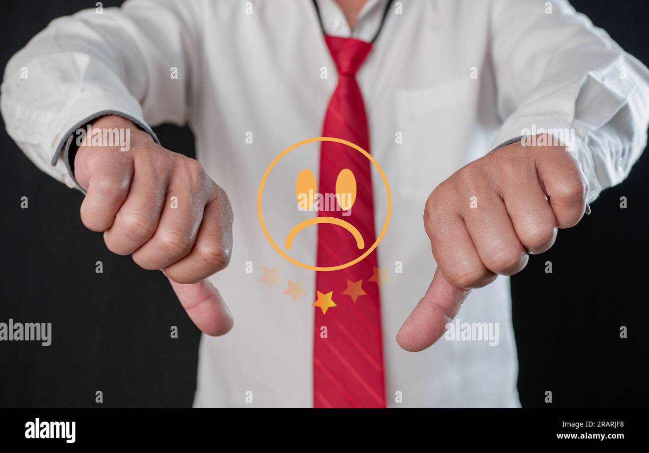 Unhappy customer suit hi-res stock photography and images - Alamy
