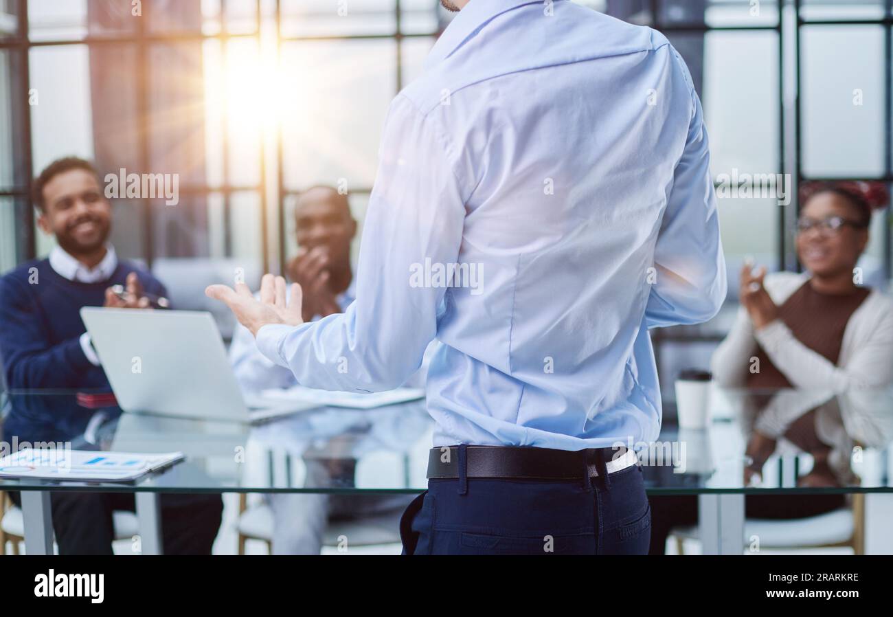Asking experienced colleague hi-res stock photography and images - Alamy