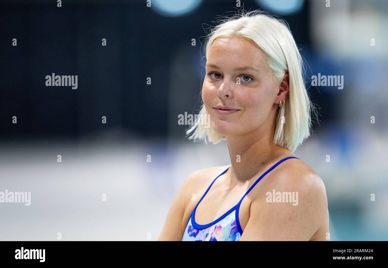 EINDHOVEN - Portrait of Sharon van Rouwendaal. The open water swimmer ...