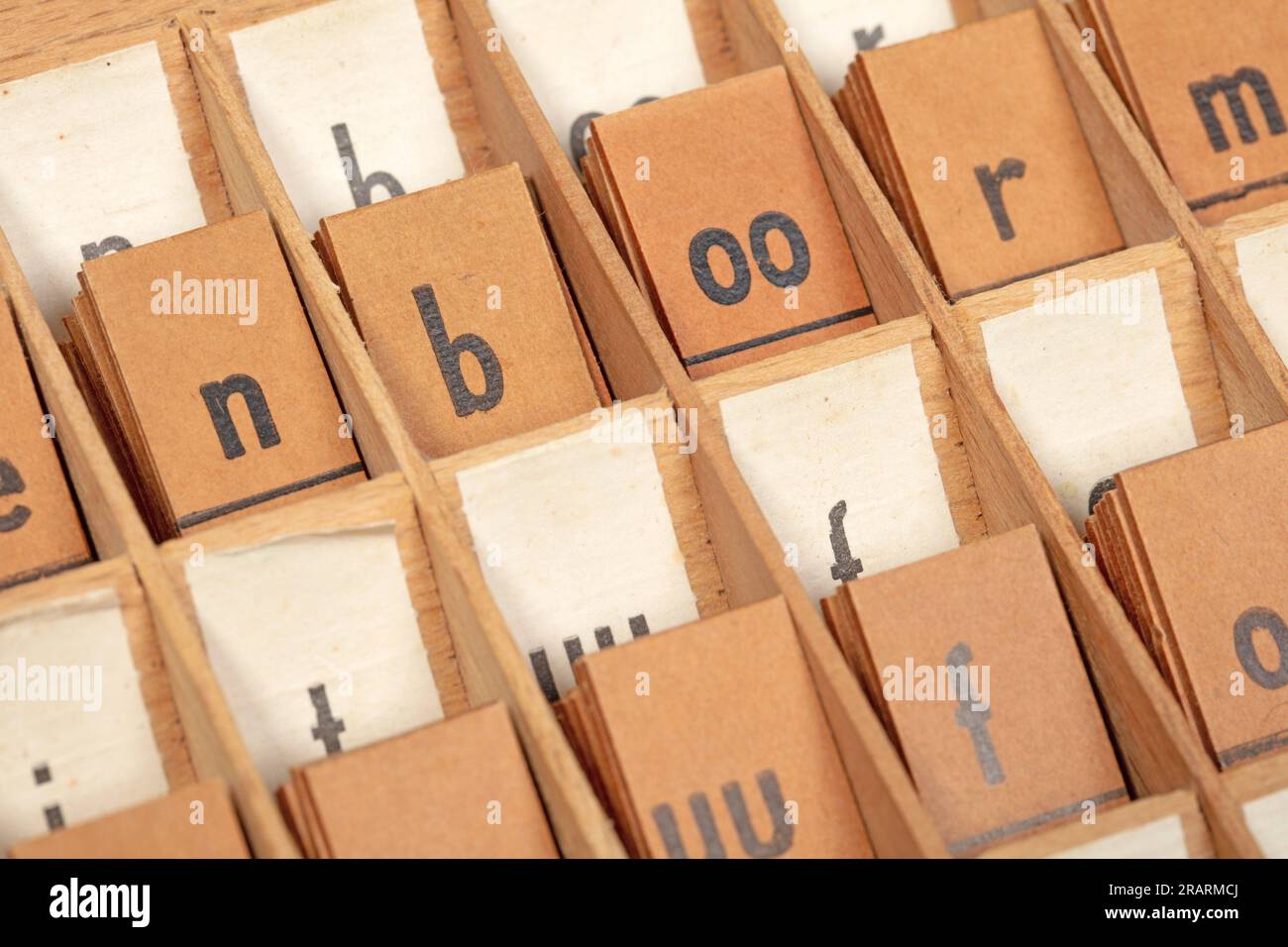 Printed letters hi-res stock photography and images - Alamy