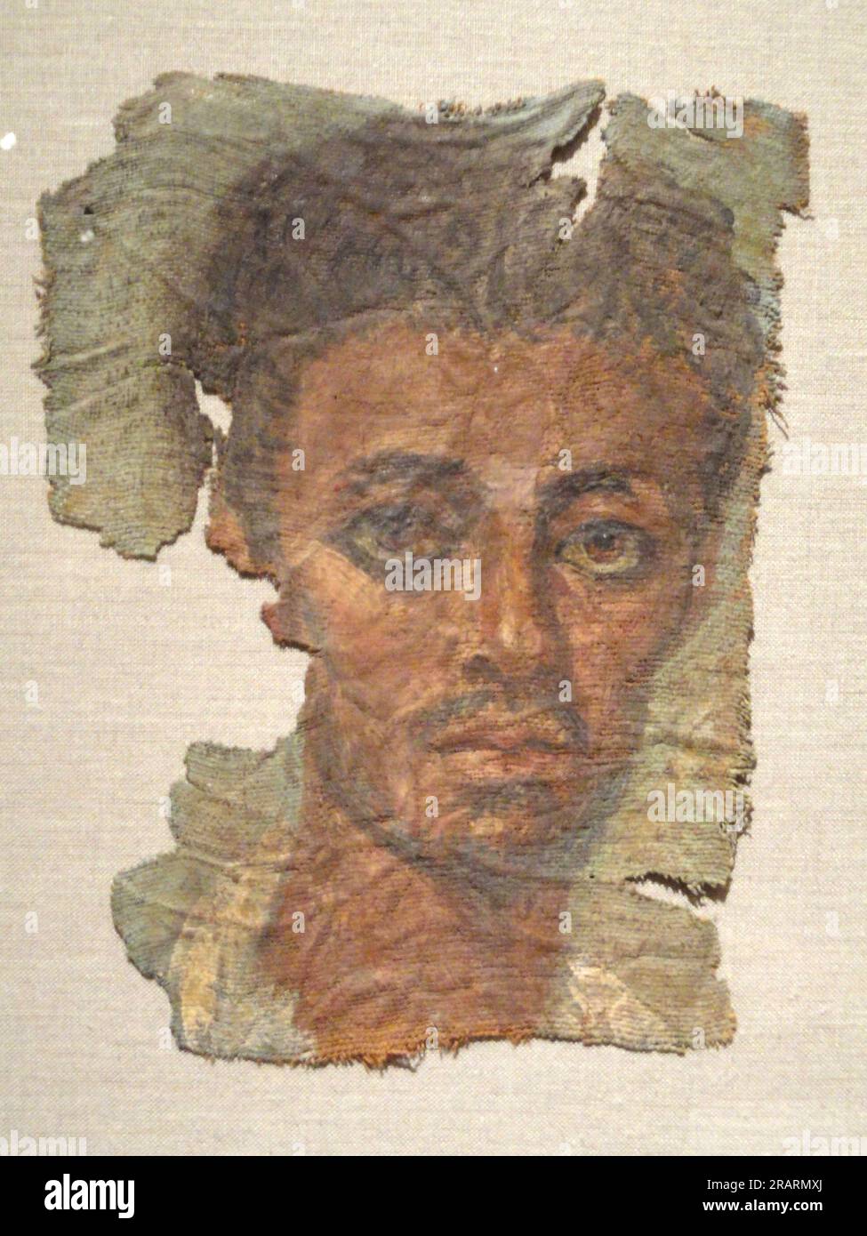 Fayum mummy portrait by Fayum portrait Stock Photo - Alamy