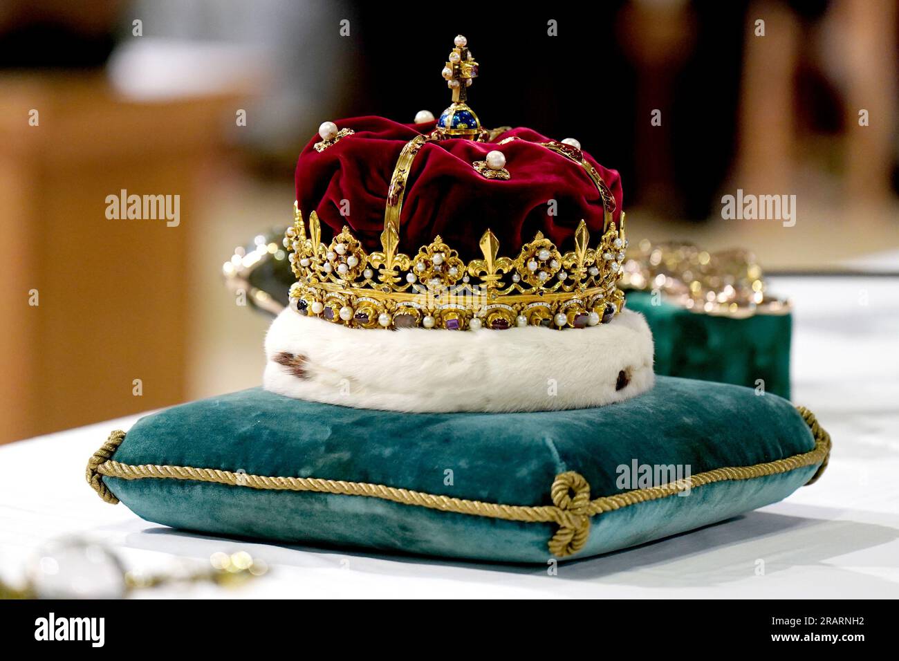 The Crown of Scotland during the National Service of Thanksgiving and ...