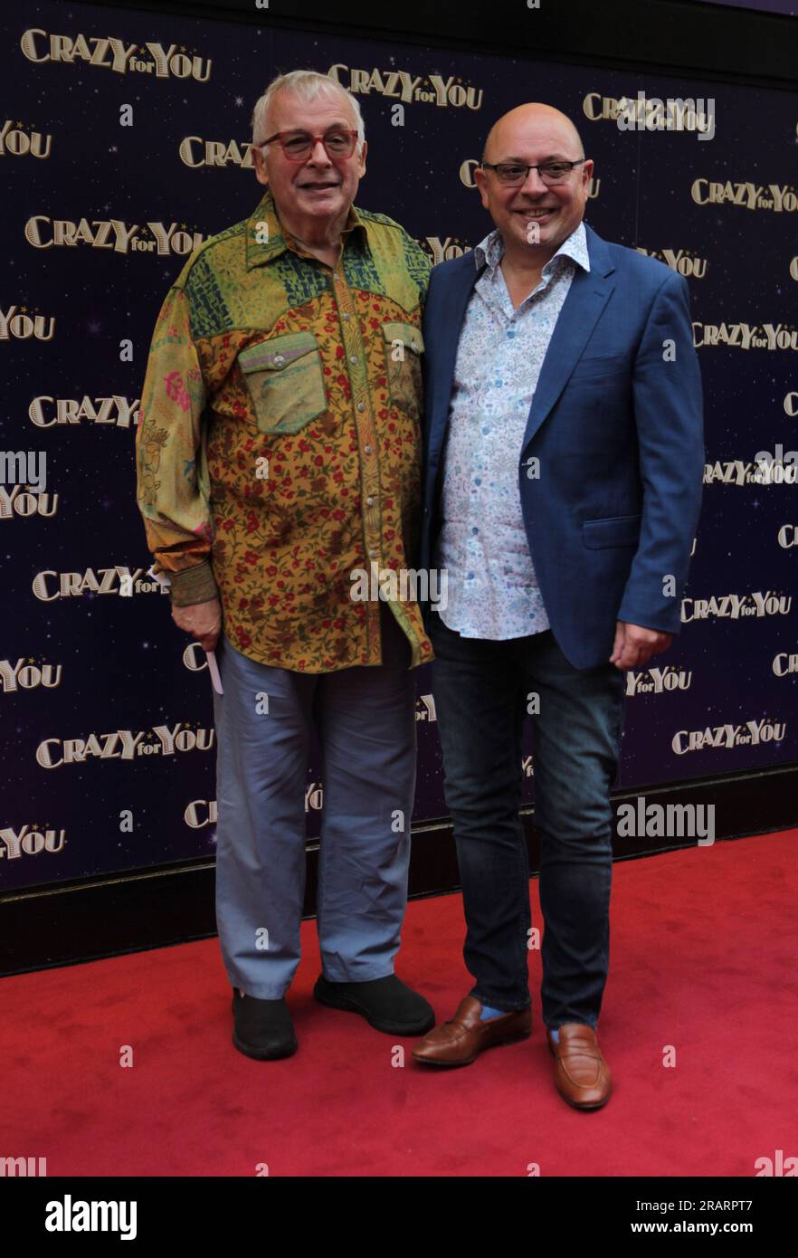 London, UK. Christopher Biggins and Neil Sinclair at the opening night ...