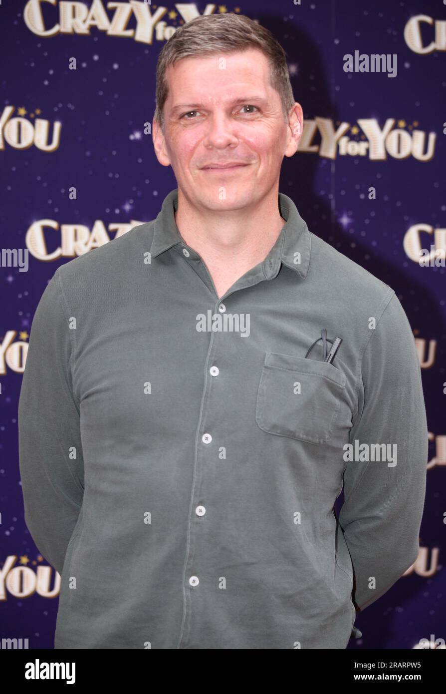 London, UK. Nigel Harman at the opening night of Crazy For You. Gillian ...