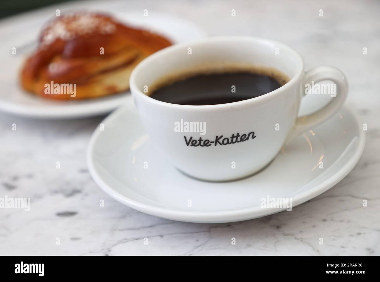 Vete-katten cafe in the city of Stockholm, Sweden Stock Photo - Alamy