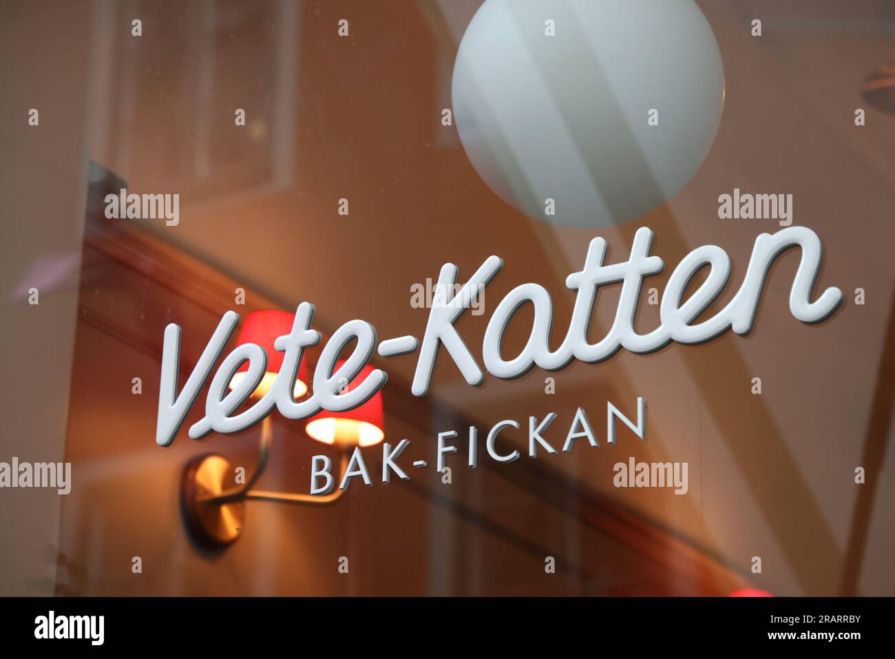 Vete-katten cafe in the city of Stockholm, Sweden Stock Photo - Alamy