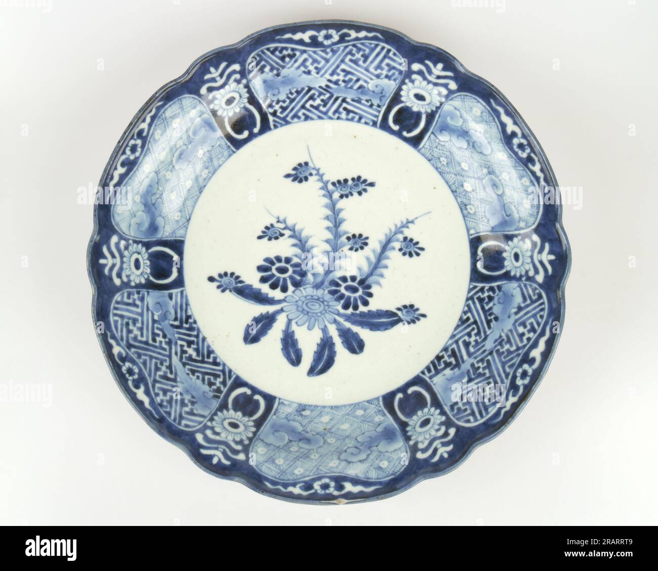 Antique 1900s henry richards art nouveau church and moon pottery hi-res ...